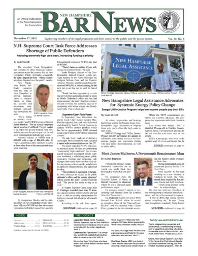 NH Bar Association's Publications: NH Bar News, NH Bar Journal