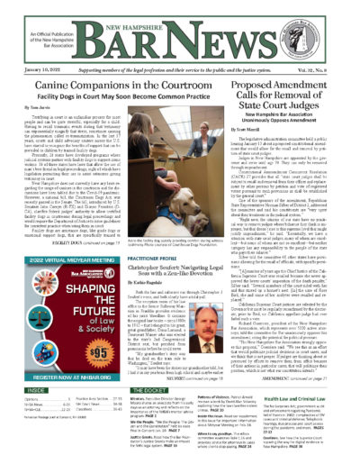 NH Bar Association's Publications: NH Bar News, NH Bar Journal