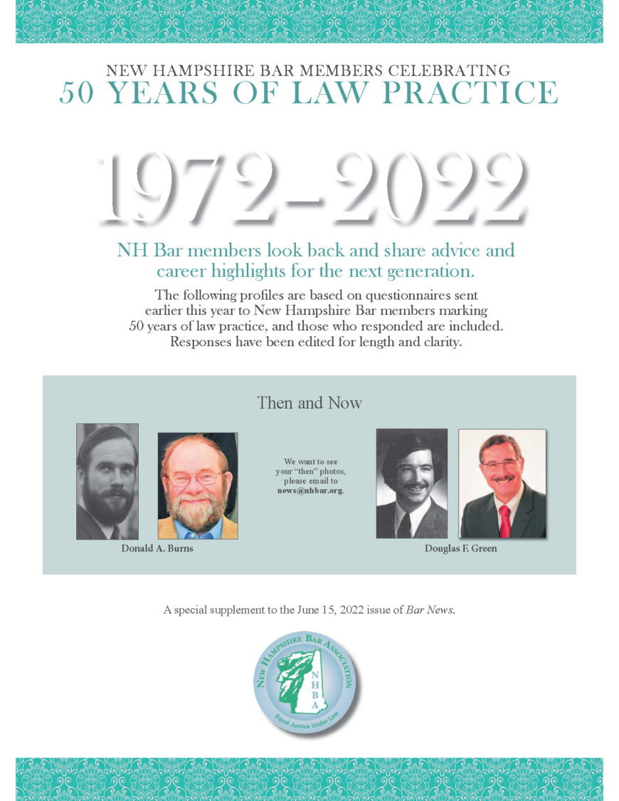 NH Bar News Special Supplements NHBA