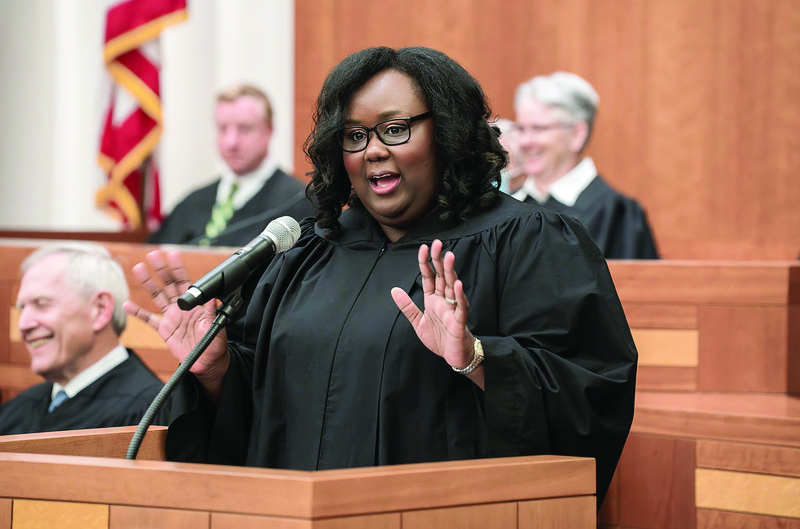 Breaking Barriers: Judge Talesha Saint-Marc’s Historic Investiture ...